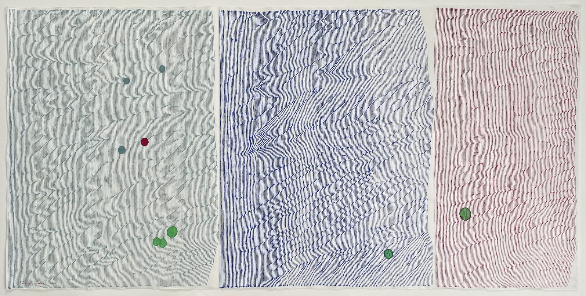 Three Colors With Lines And Dots – GUT GALLERY